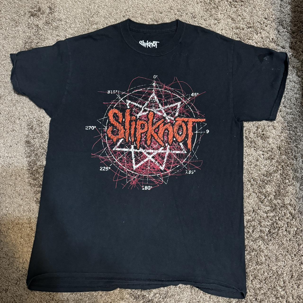 Band Tee Slipknot tee, size S/M in womens stain... | Depop