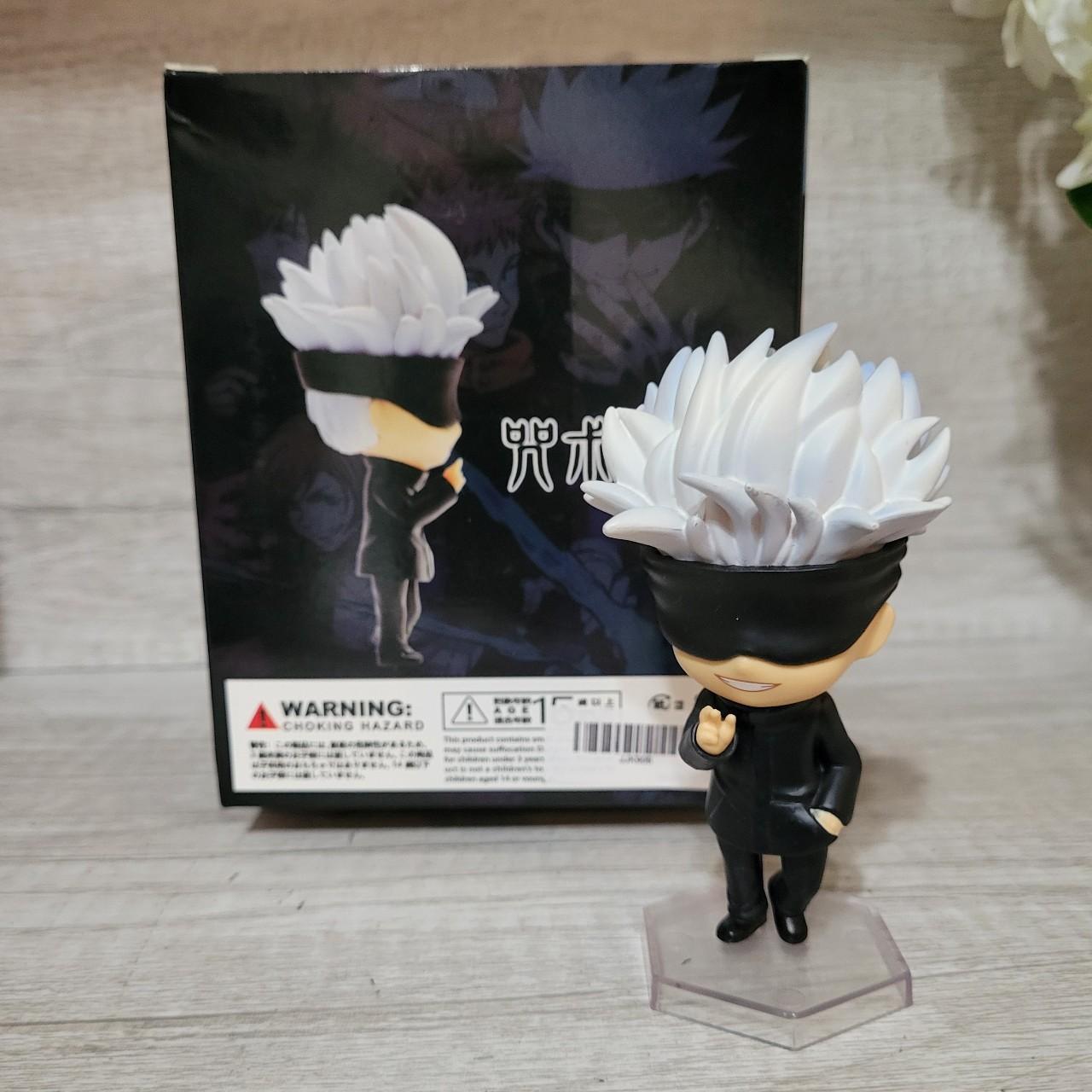Satoru Gojo Jujutsu Kaisen Anime Chibi Figurine With... - Depop