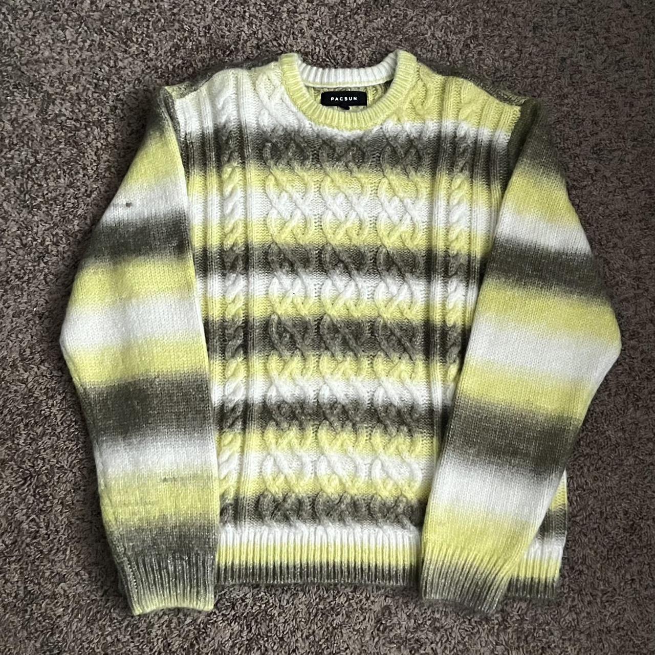 Pacsun Knit Sweater gently used, still in really... - Depop