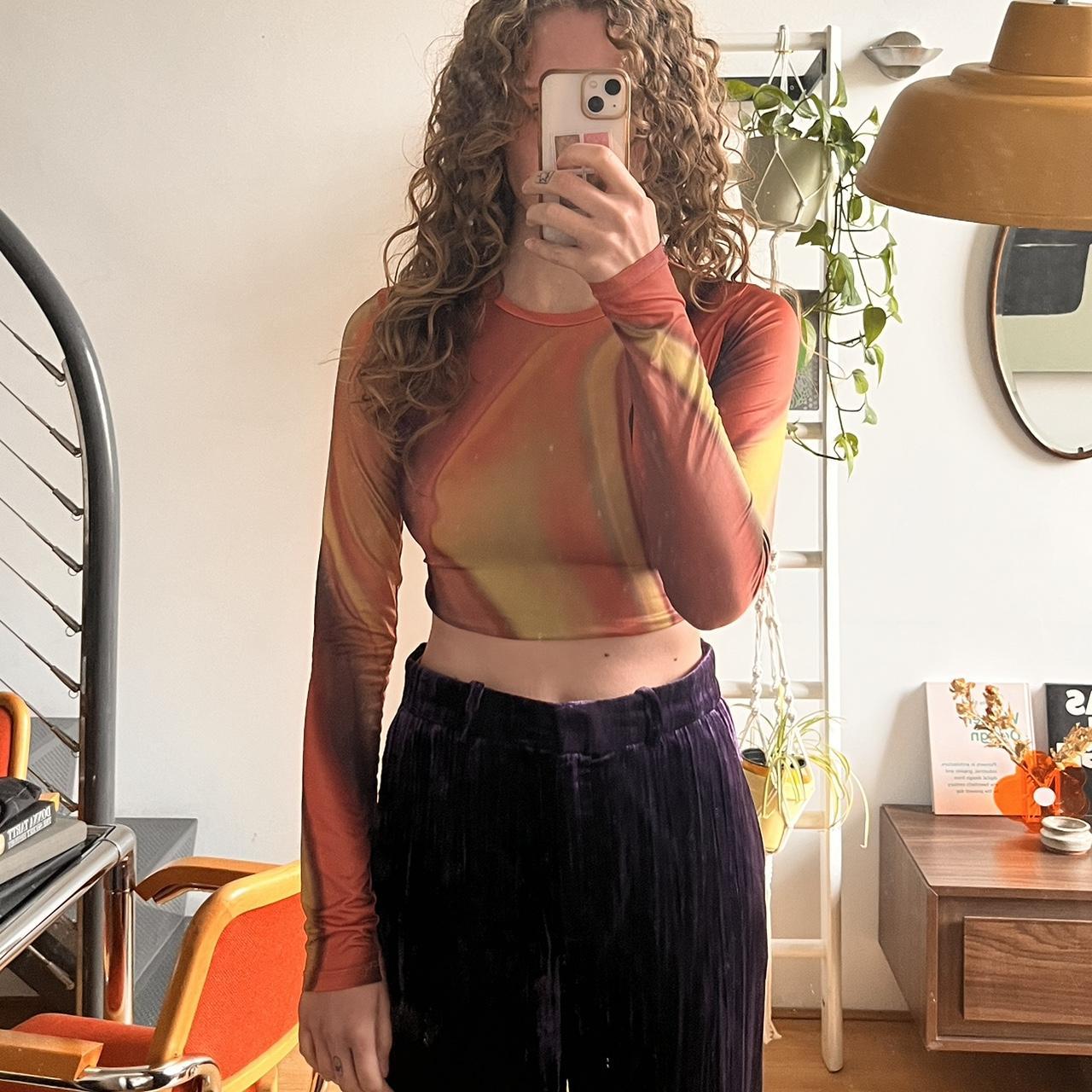 Open back crop top - Depop