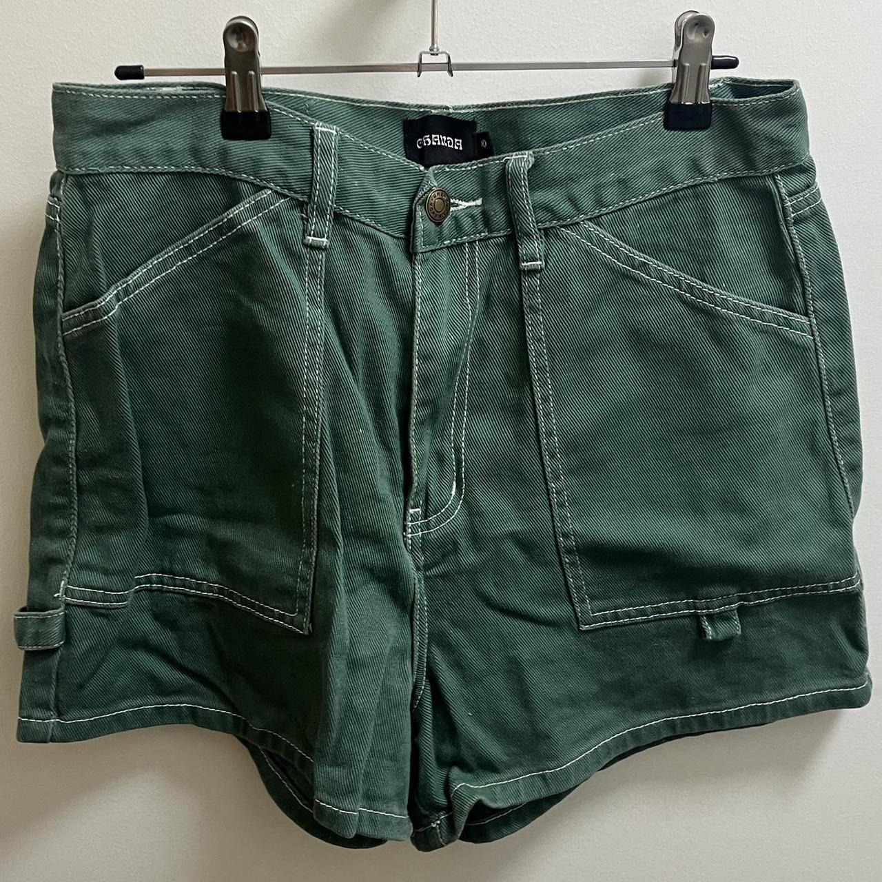Green Ghanda adventure shorts. - Depop