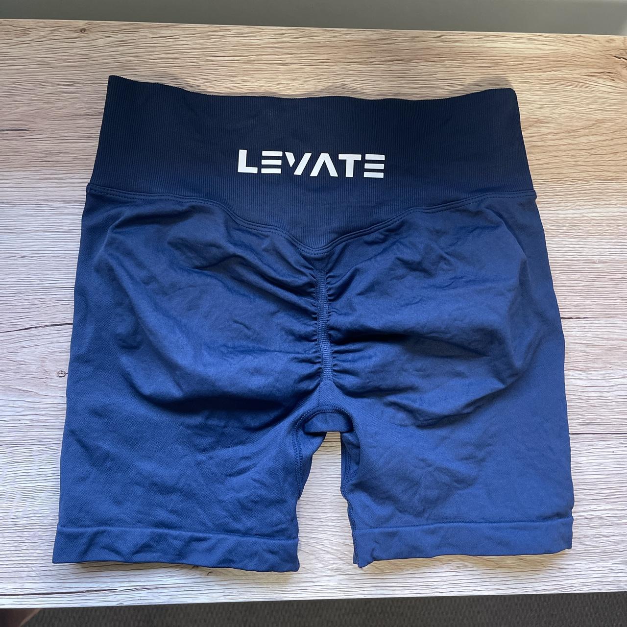 - levate label enhanced shorts - only worn once -... - Depop
