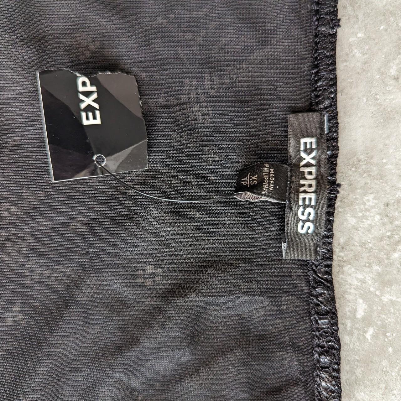 Express Women's Black Blouse | Depop