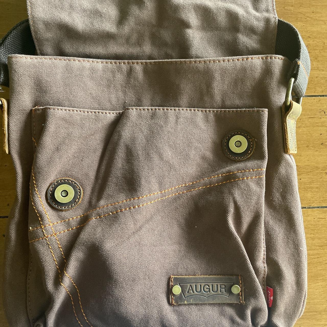 Canvas Messenger Bag made by Augur new with tags... - Depop