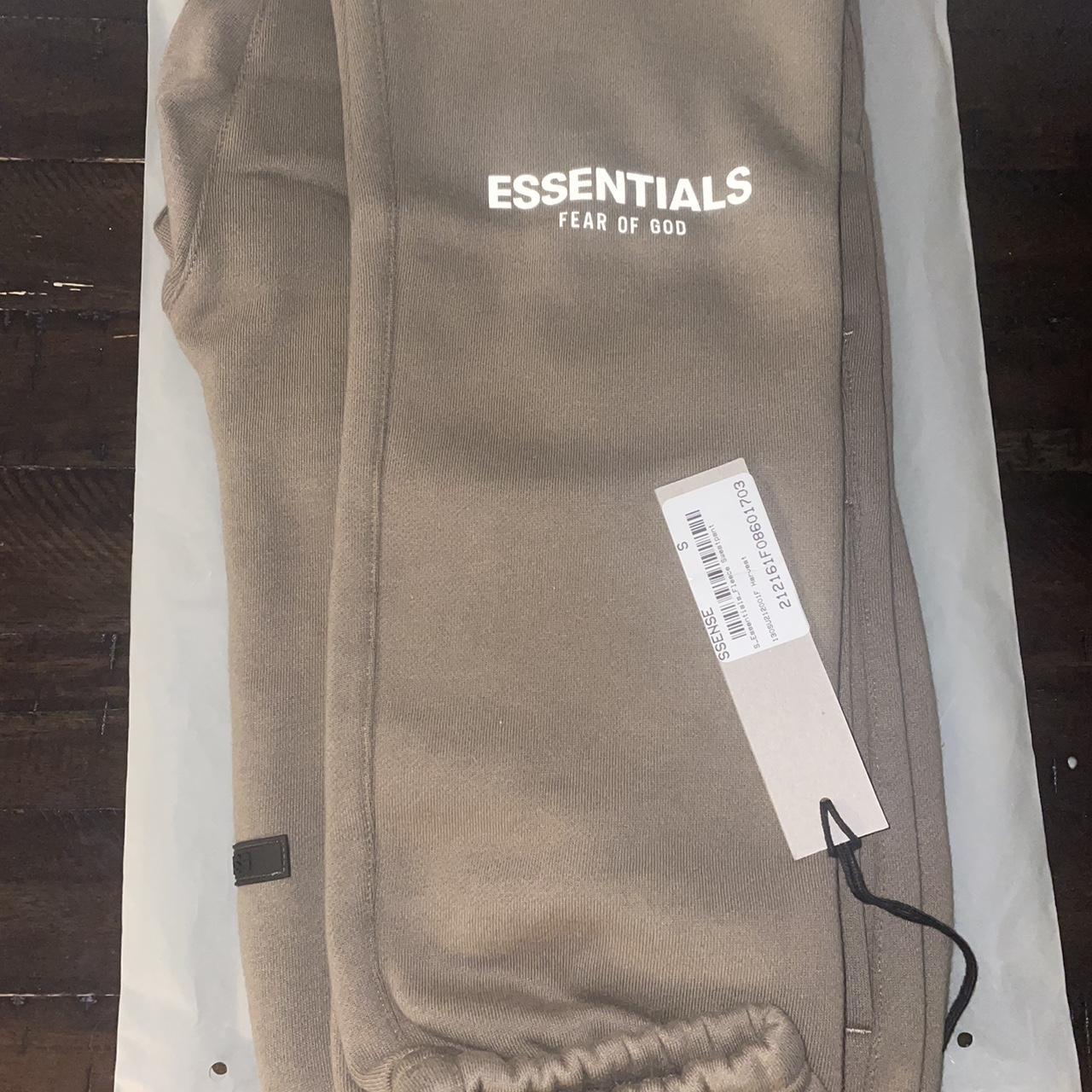 Essentials Men's Brown Joggers-tracksuits | Depop