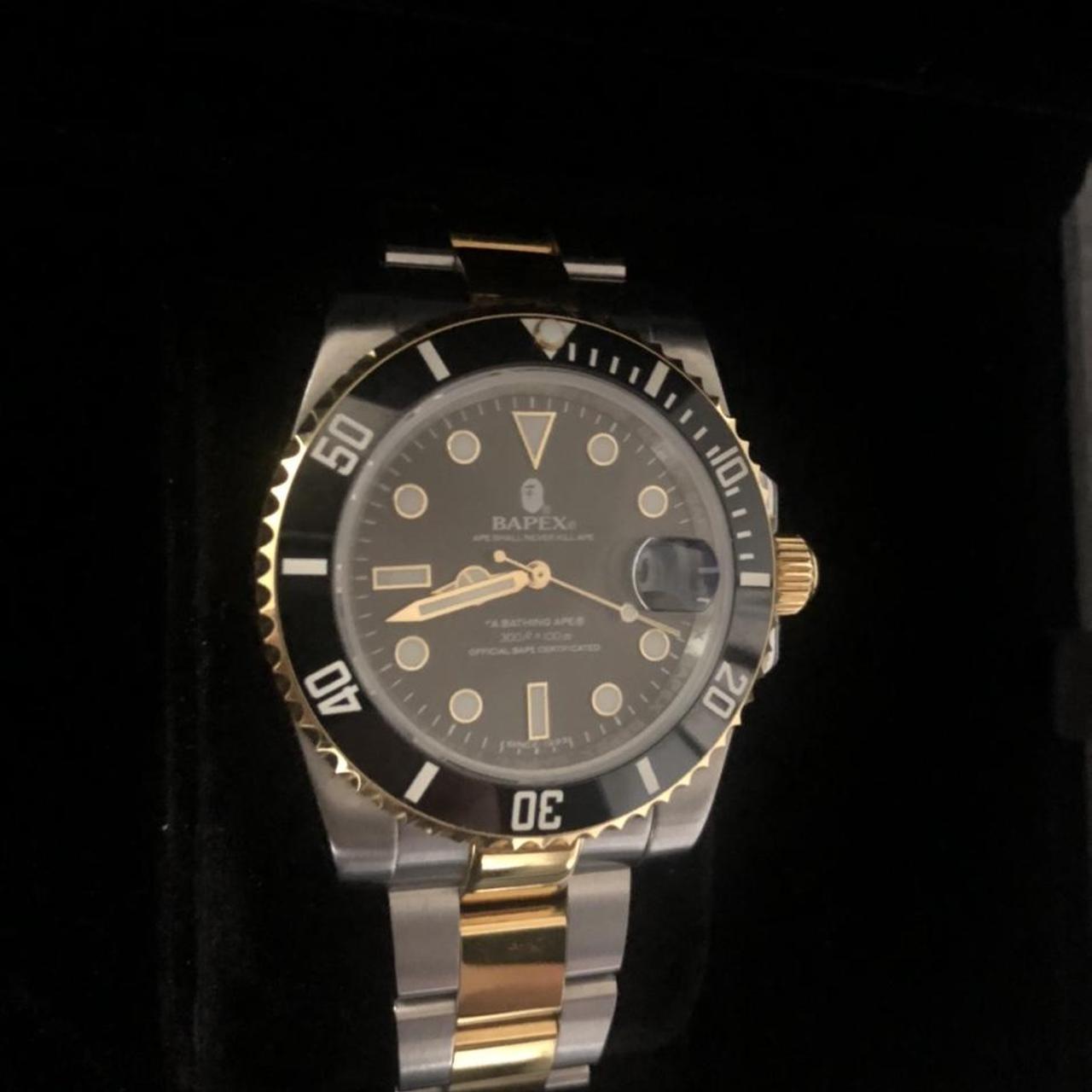 Silver/Gold Bapex Type 1 Watch A Bathing Ape Watch.... - Depop