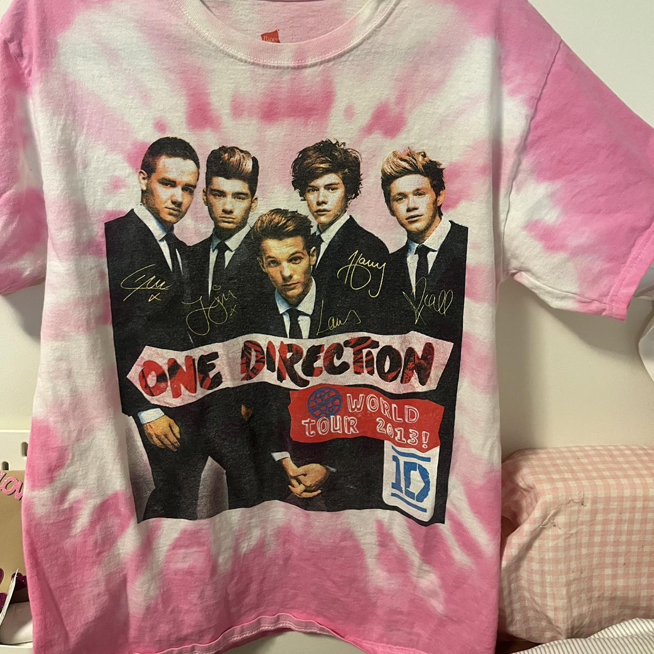 One direction tie dye world tour 2013 T-shirt... - Depop
