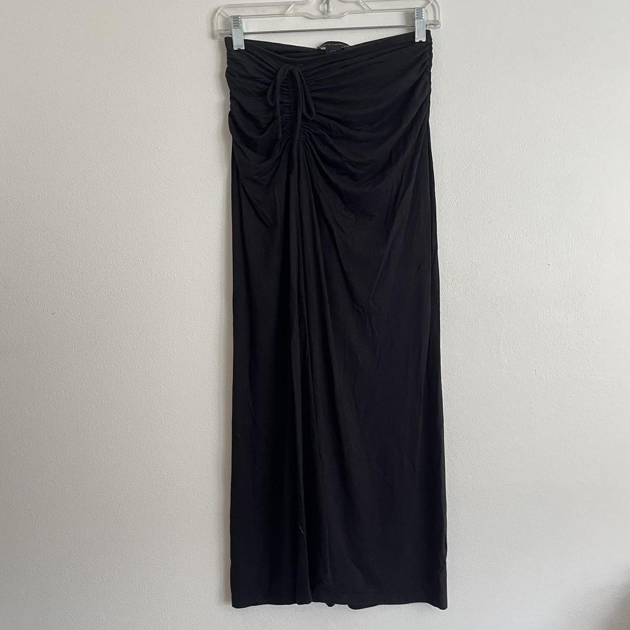 black rouched lace up house of harlow 1960 low rise... - Depop