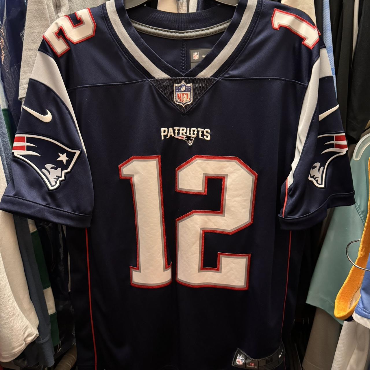 Vintage rare Tom Brady patriots jersey number 12... - Depop