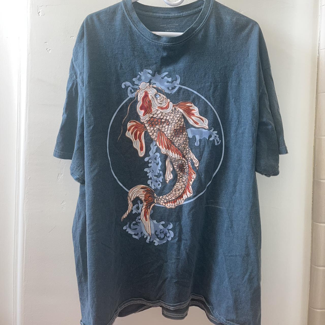 URBAN OUTFITTERS OVERSIZED COY FISH TEE - beautiful... - Depop