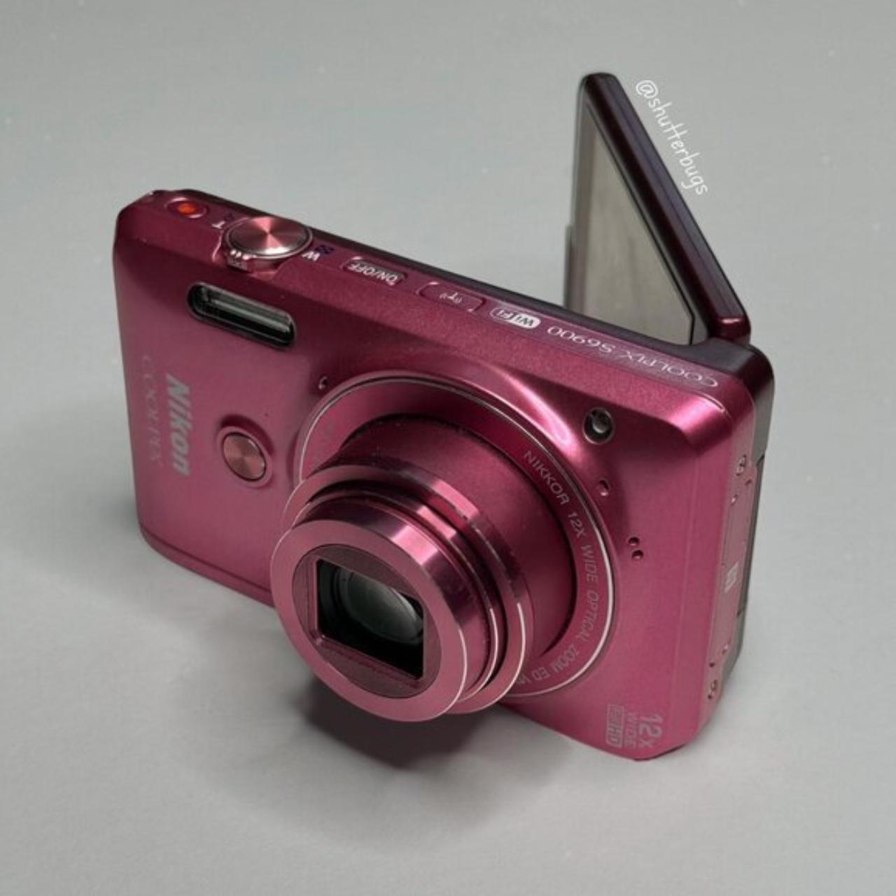 Used Digital Camera |Nikon Coolpix S6900 Pink... | Depop
