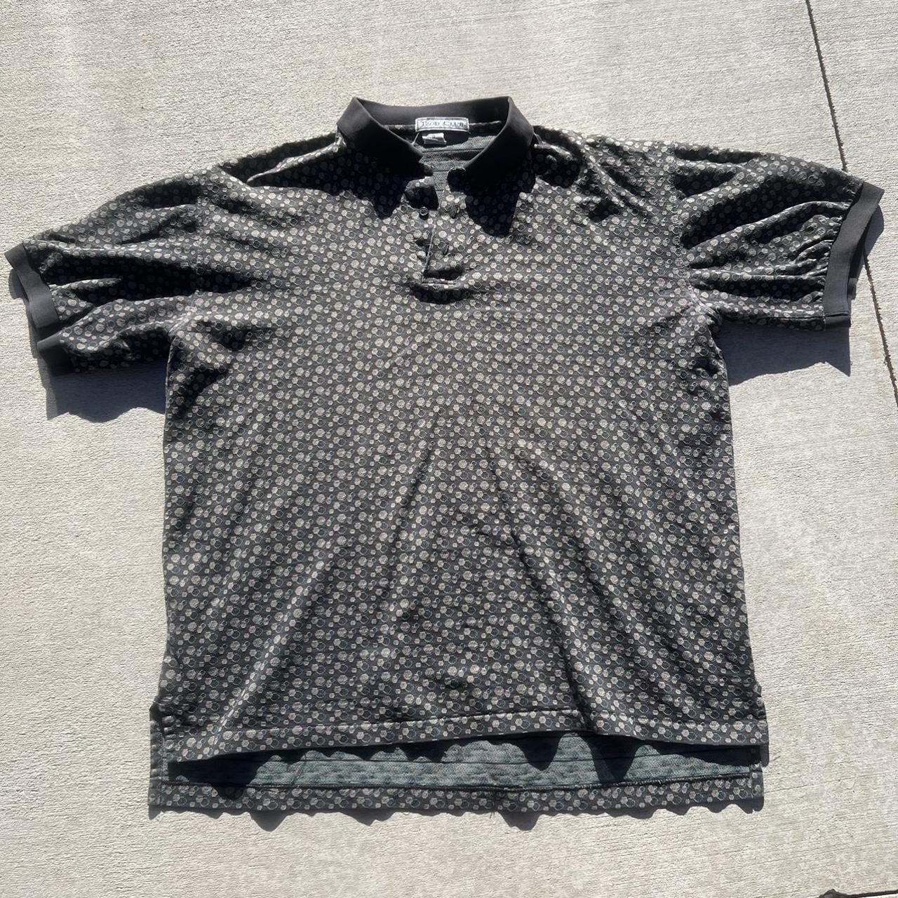 Izod Men's Black Polo-shirts | Depop