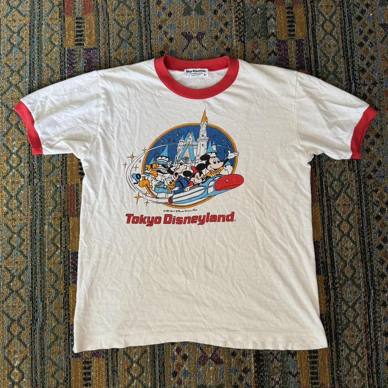 Made in Tokyo Disneyland ringer tee - Depop