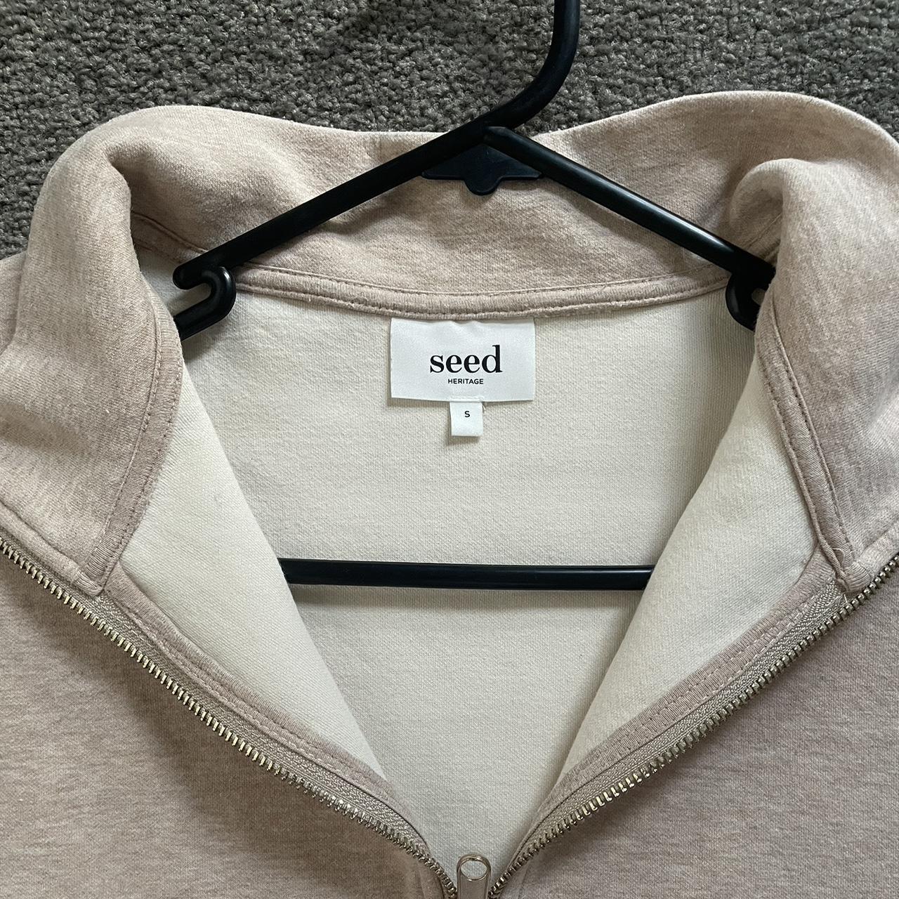 Seed Heritage - Zip Collared Sweater In brand new... - Depop