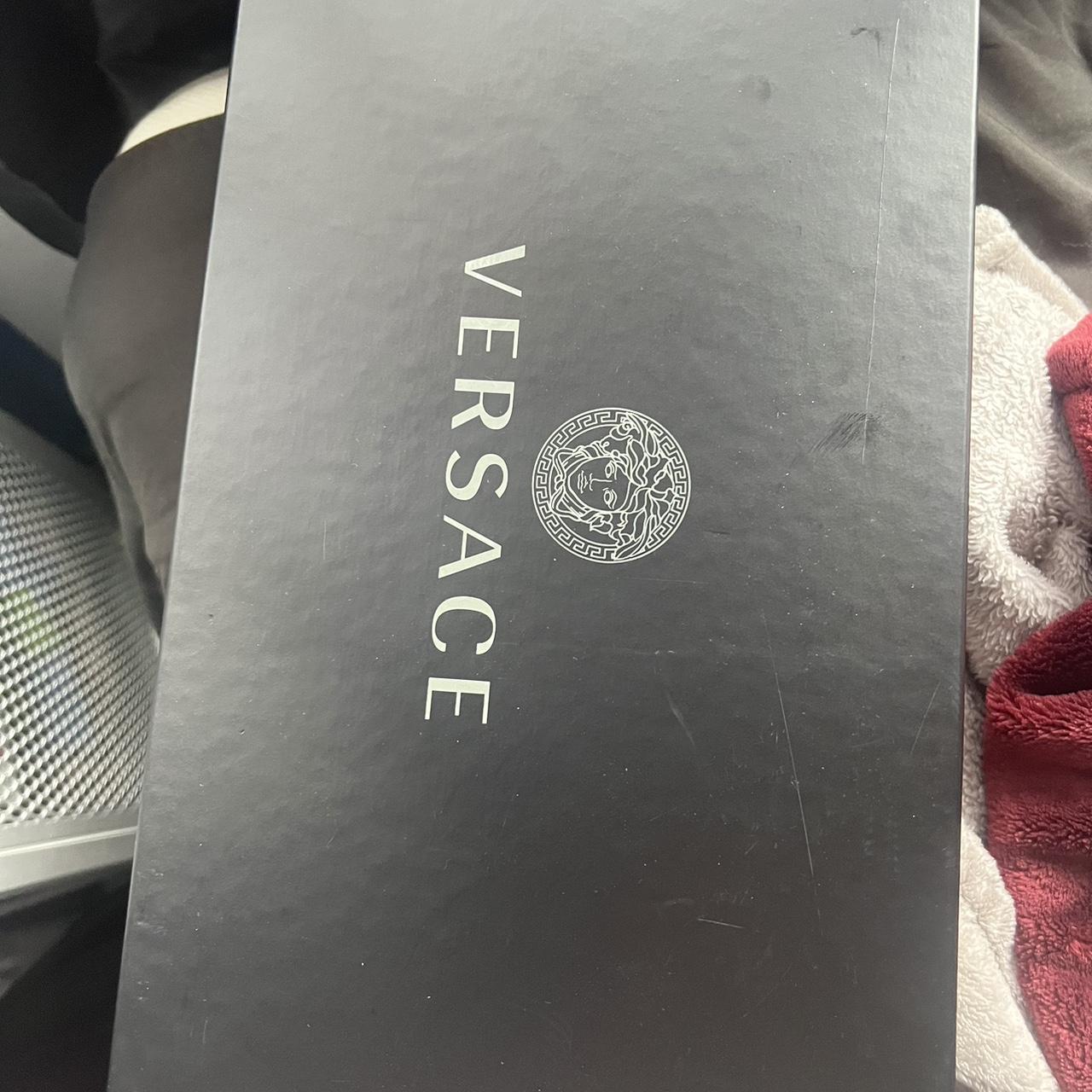 MENS PINK VERSACE POOL SLIDE BRAND NEW SIZE 11 MEN... - Depop