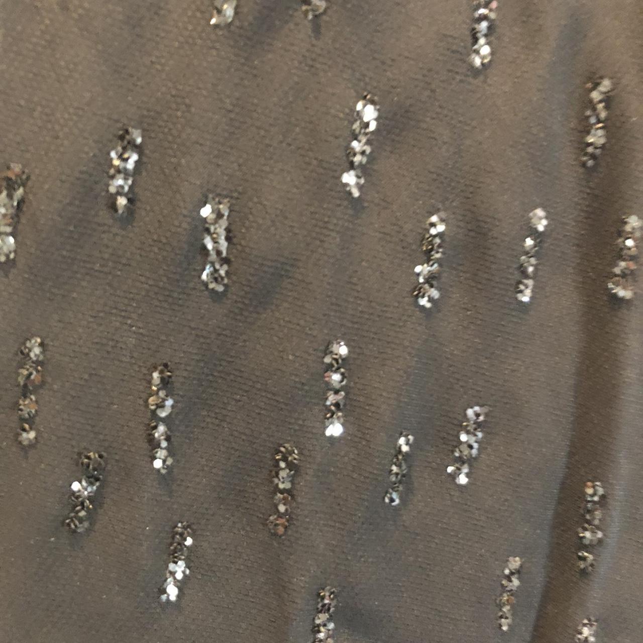 Vintage full length sparkly principles black evening... - Depop