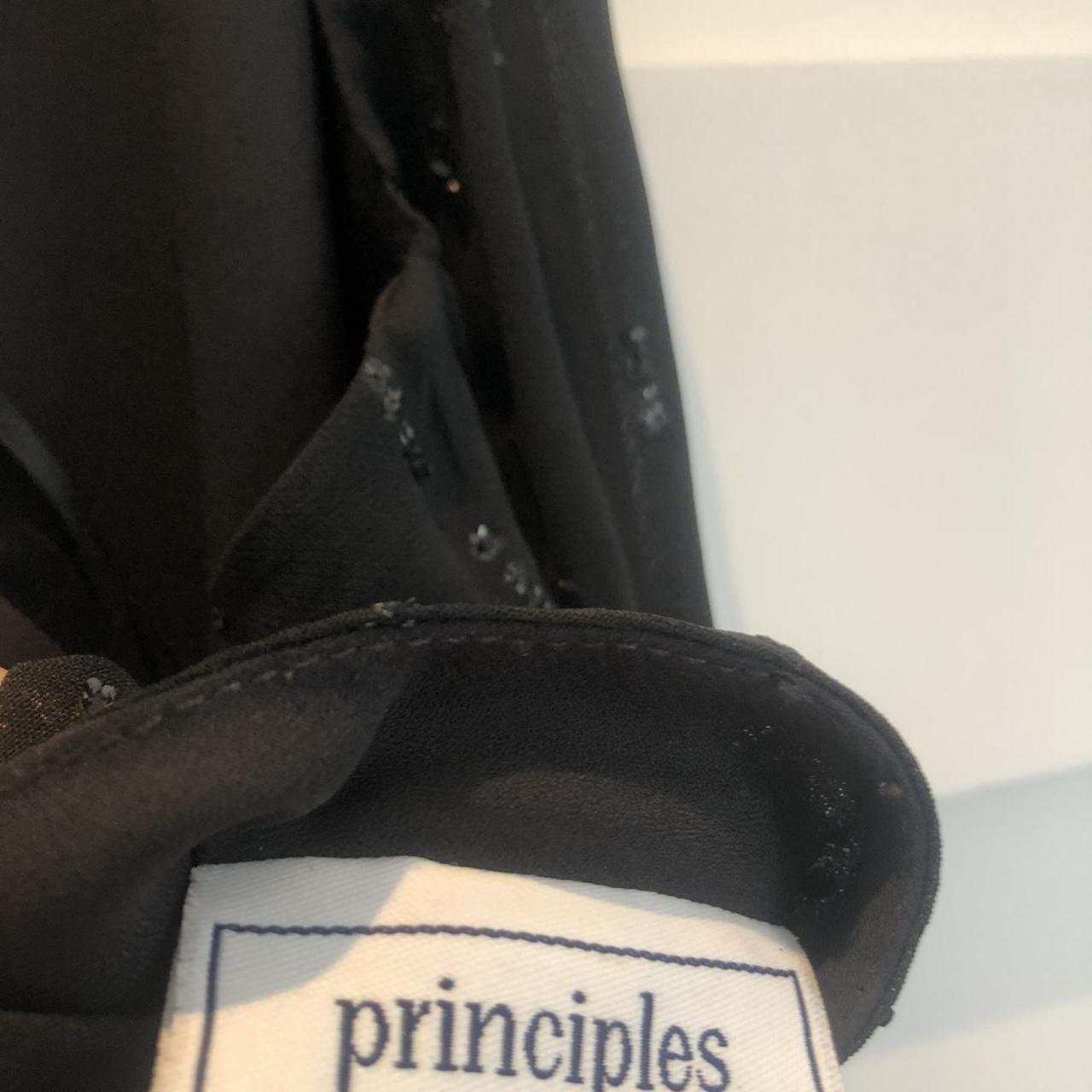 Vintage full length sparkly principles black evening... - Depop