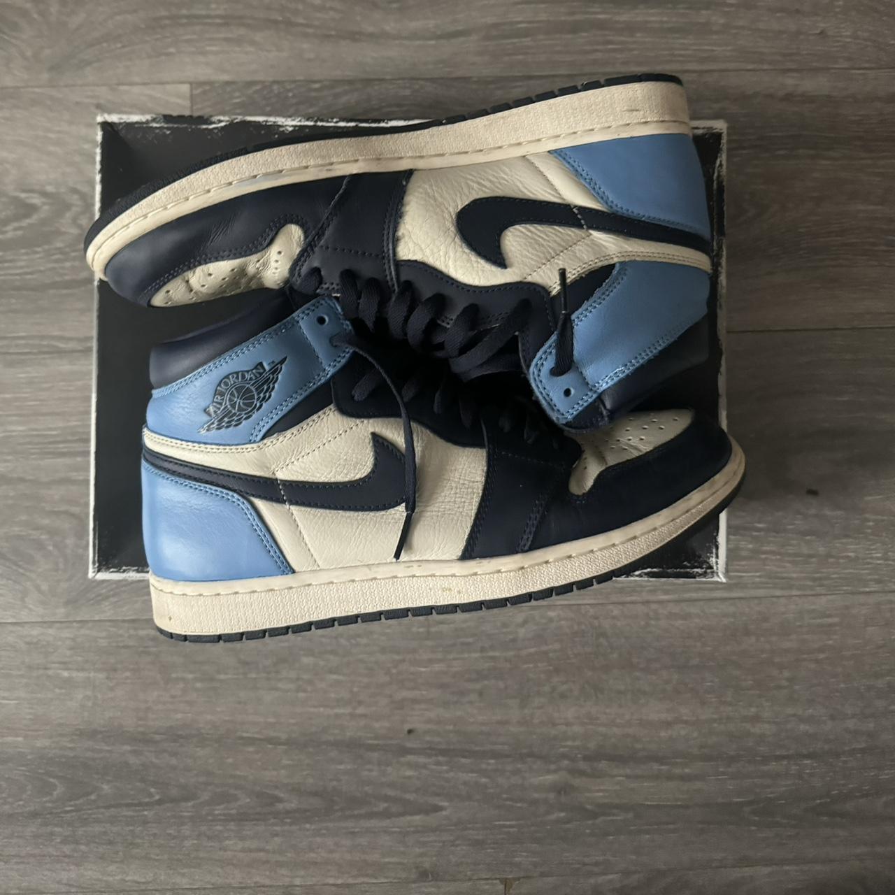 Jordan 1s obsidian size 11.5 - Depop