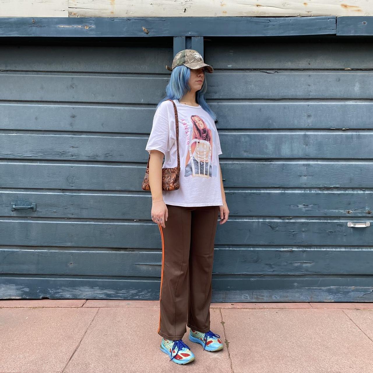 Old Navy sport pants Color: brown and orange Size:... | Depop