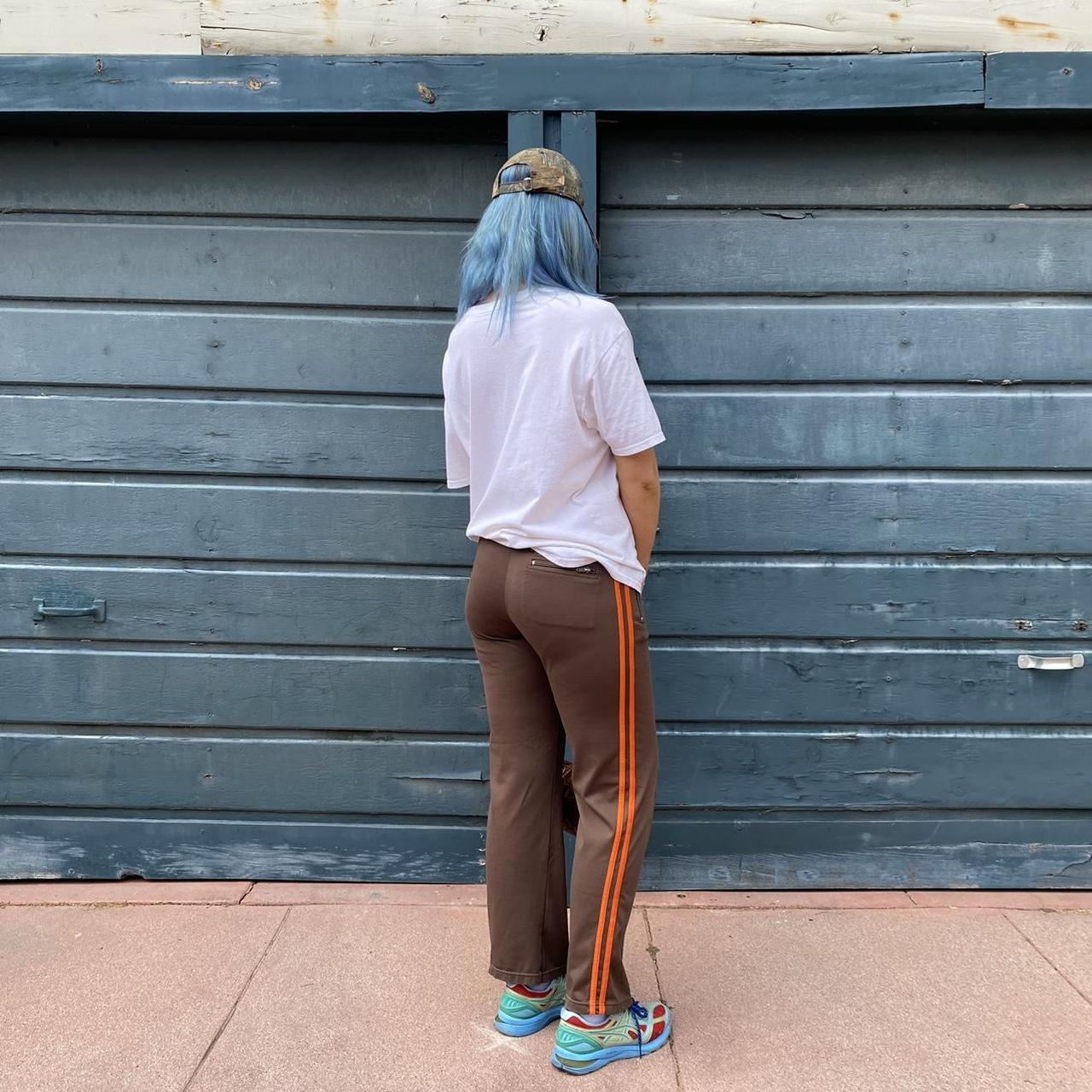 Old Navy sport pants Color: brown and orange Size:... | Depop