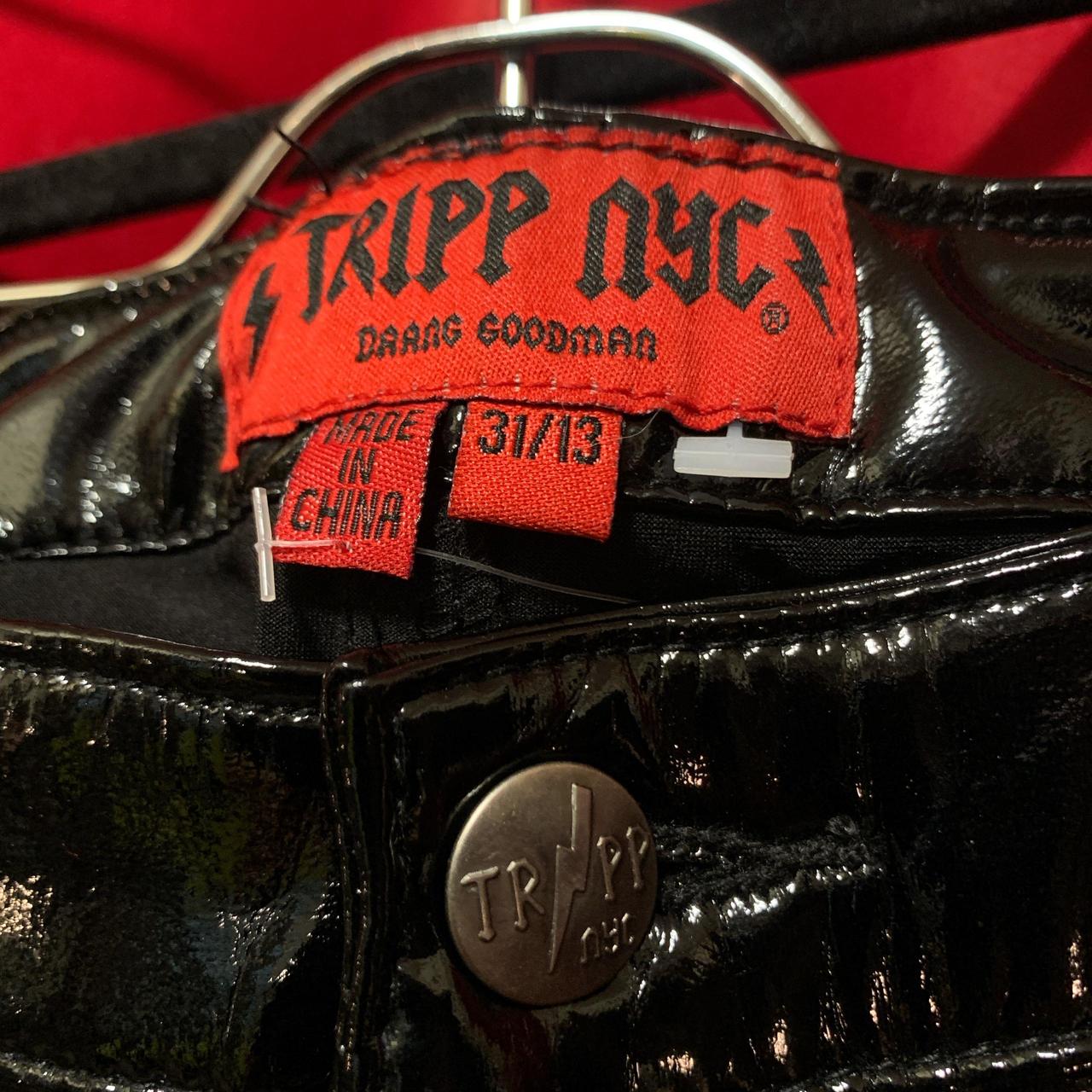 Tripp nyc black pvc cigarette pant. New with tags.... - Depop