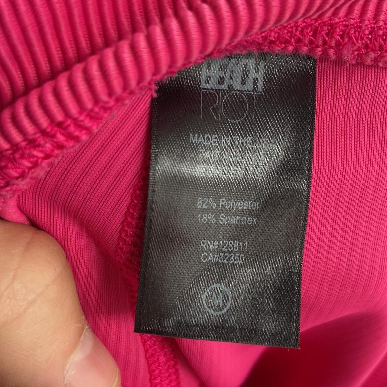 Beach Riot pink rib leggings Brand Beach Riot Size... - Depop