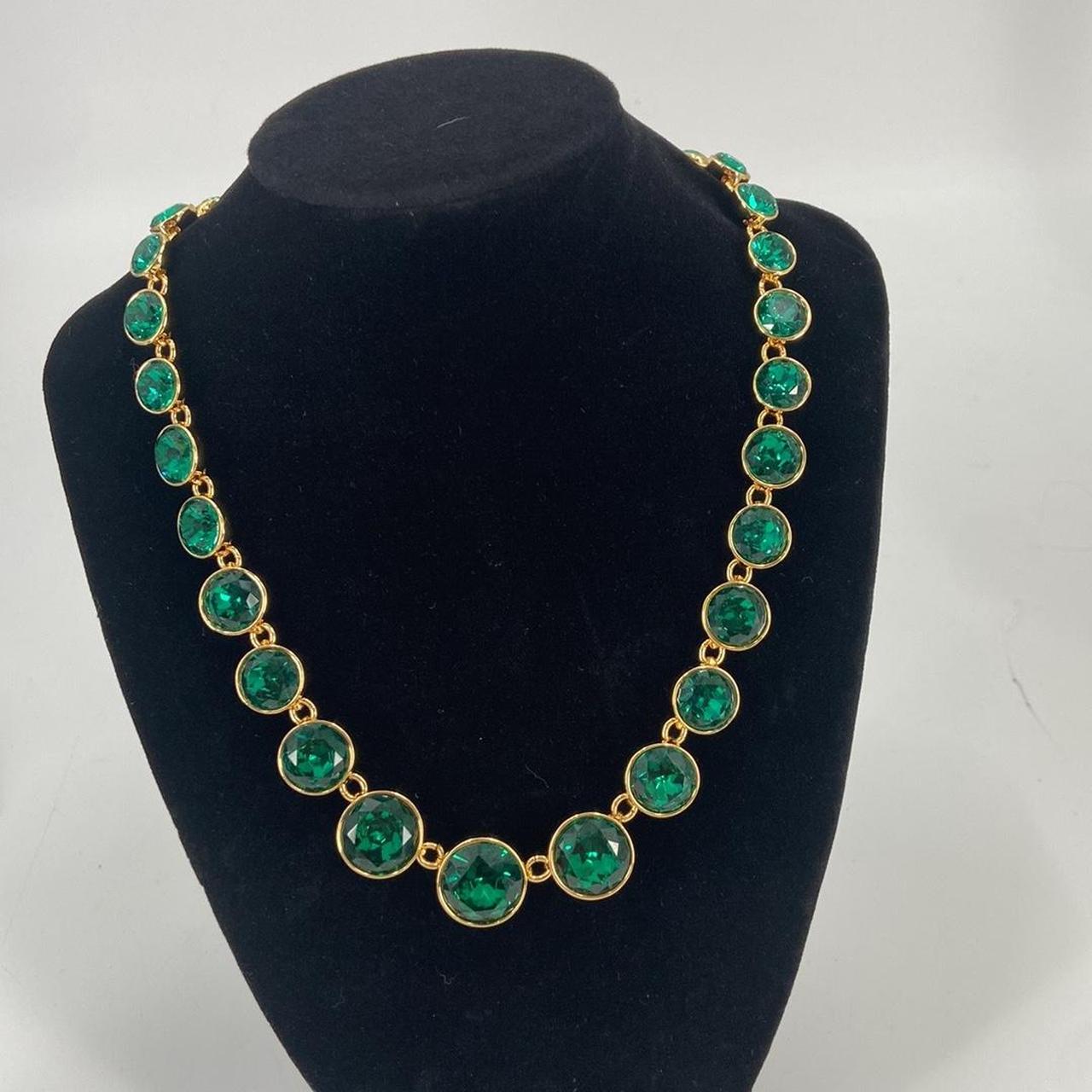 Talbots Women's Green and Gold Jewellery | Depop