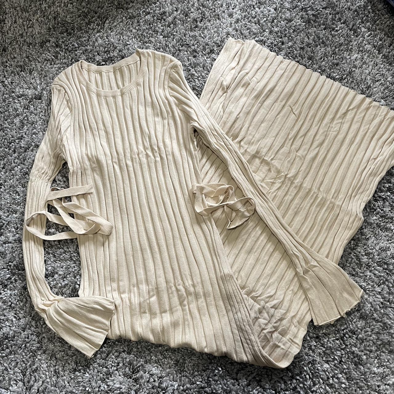 Dissh Ada Dress dupe in Beige Size M Brand new... - Depop