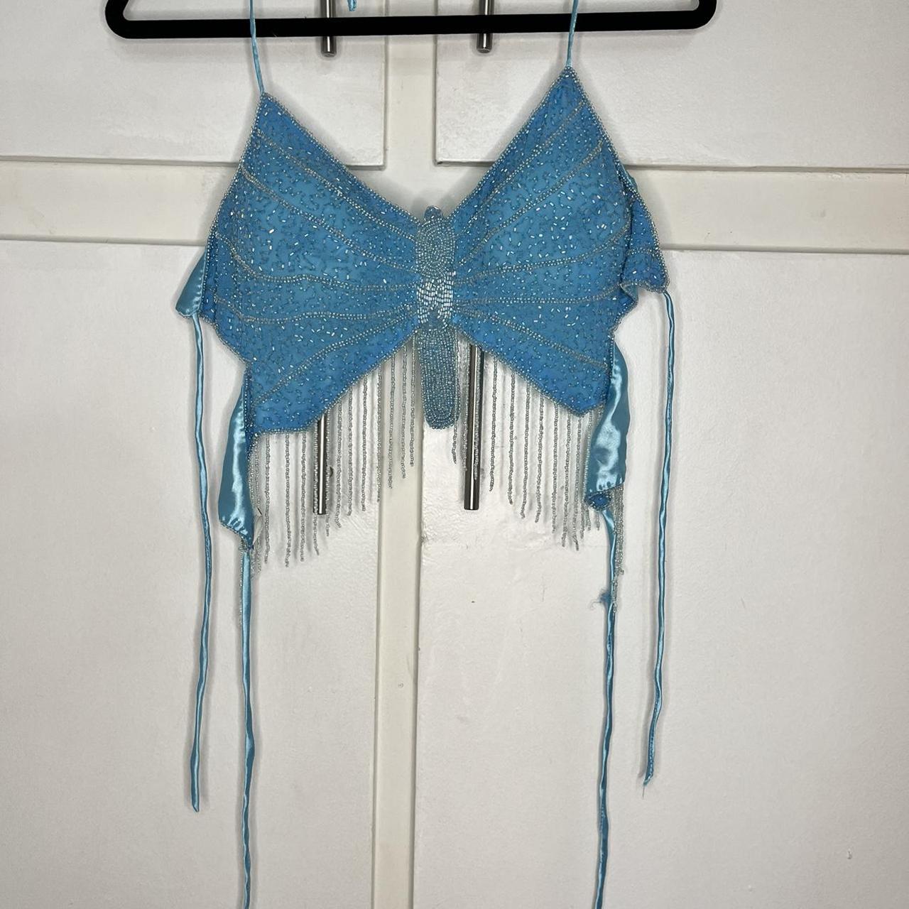 Super cute butterfly top. Very nicely headed in... - Depop