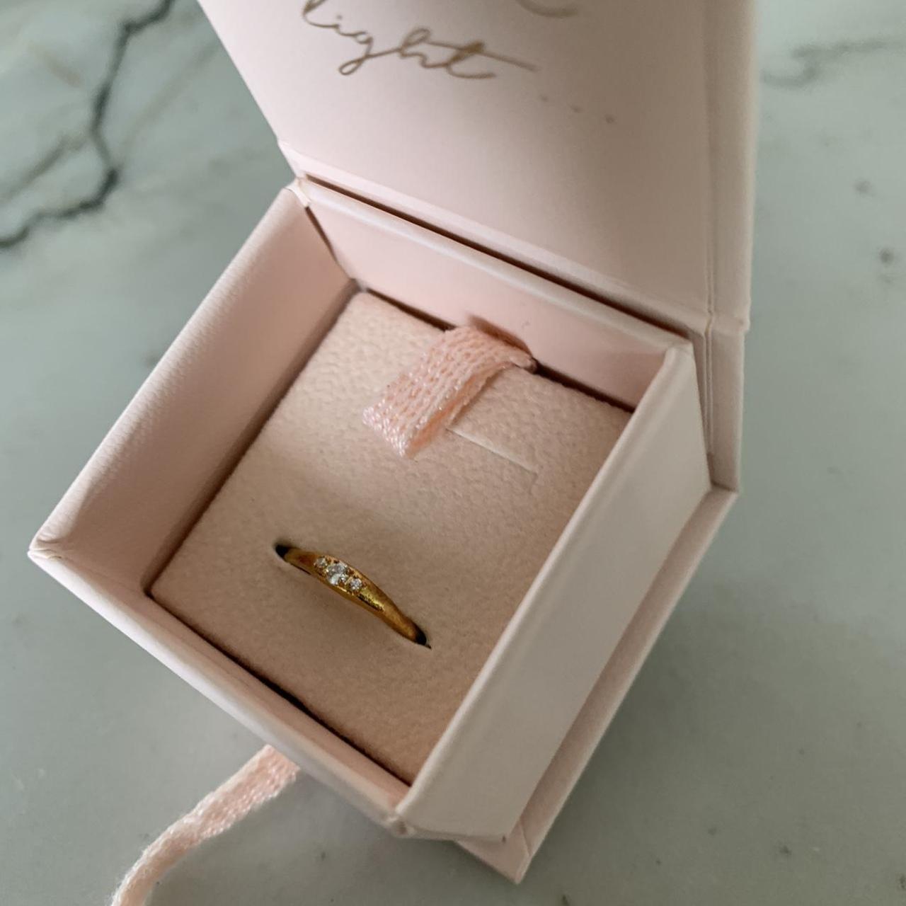 By Charlotte ring 18k gold vermeil Size 4 Never... - Depop