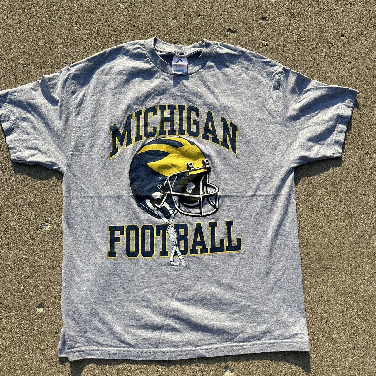 Vintage Michigan Football Tee No flaws Practically... - Depop