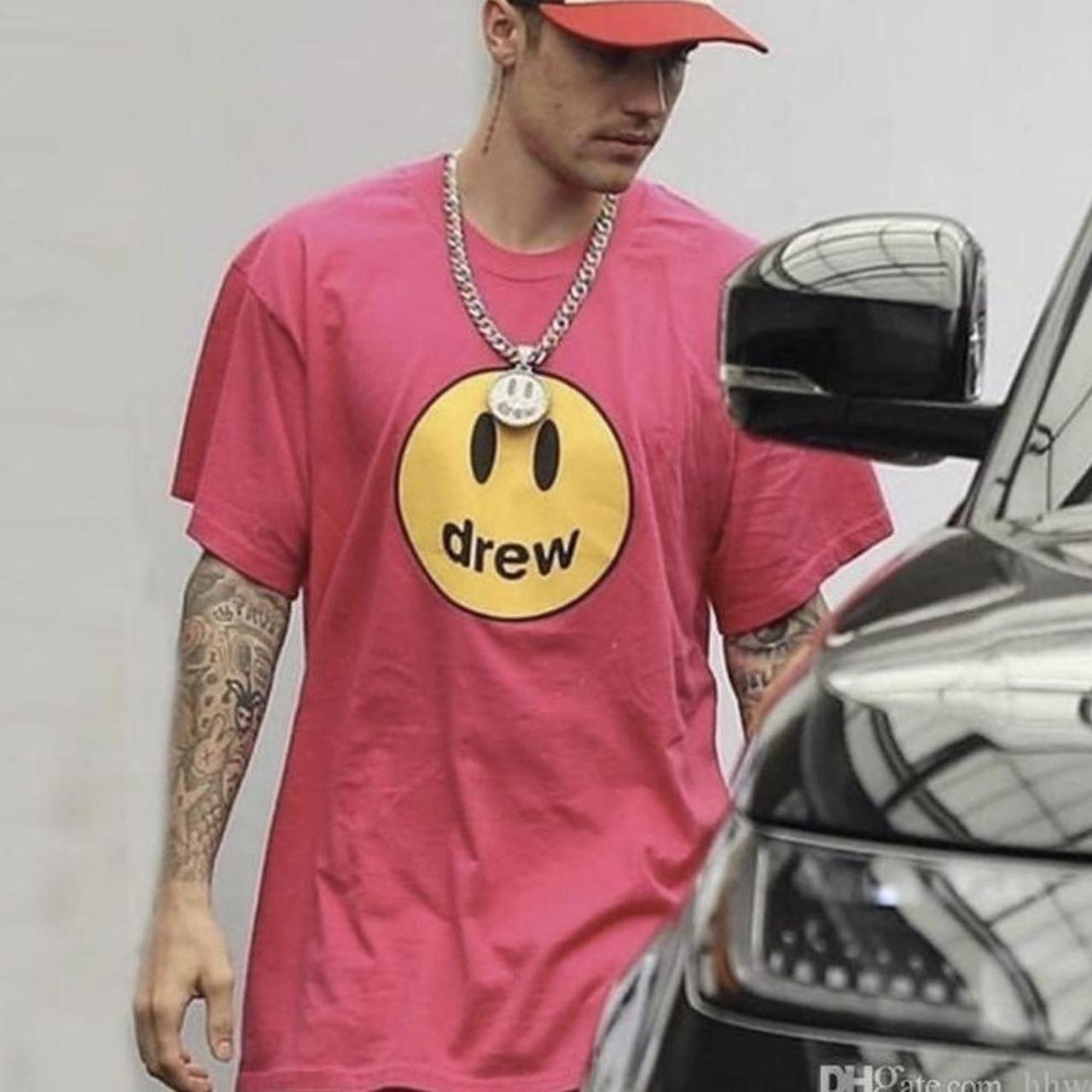 Drew House Limited Edition T shirt in Hot Pink. No... - Depop