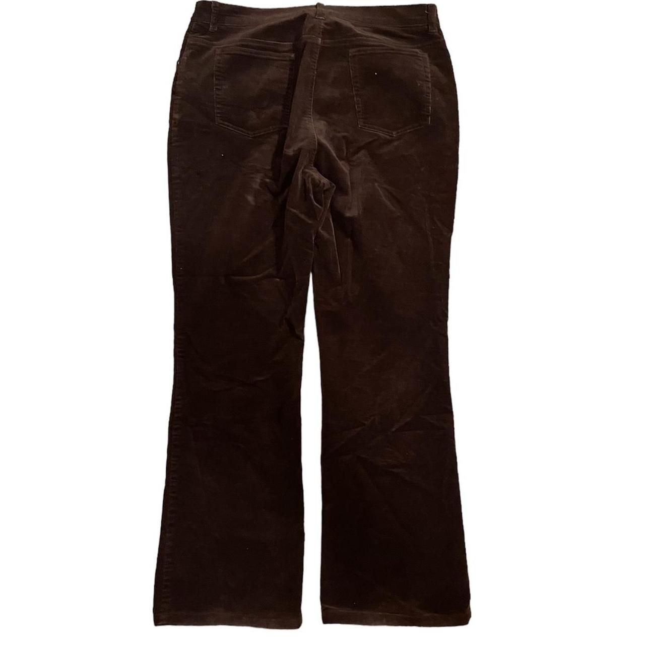 Brown Corduroy Boot Cut pants Size 34 waist (tagged... - Depop