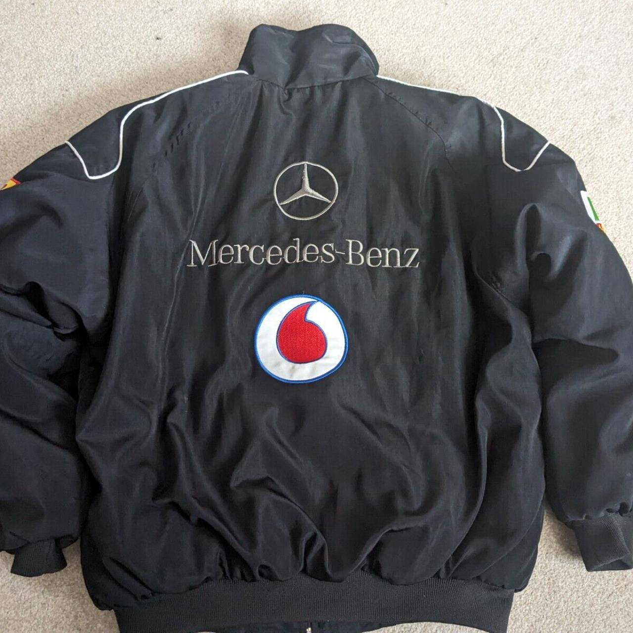 Mercedes Benz McLaren Racing Hamilton Bomber Jacket... - Depop