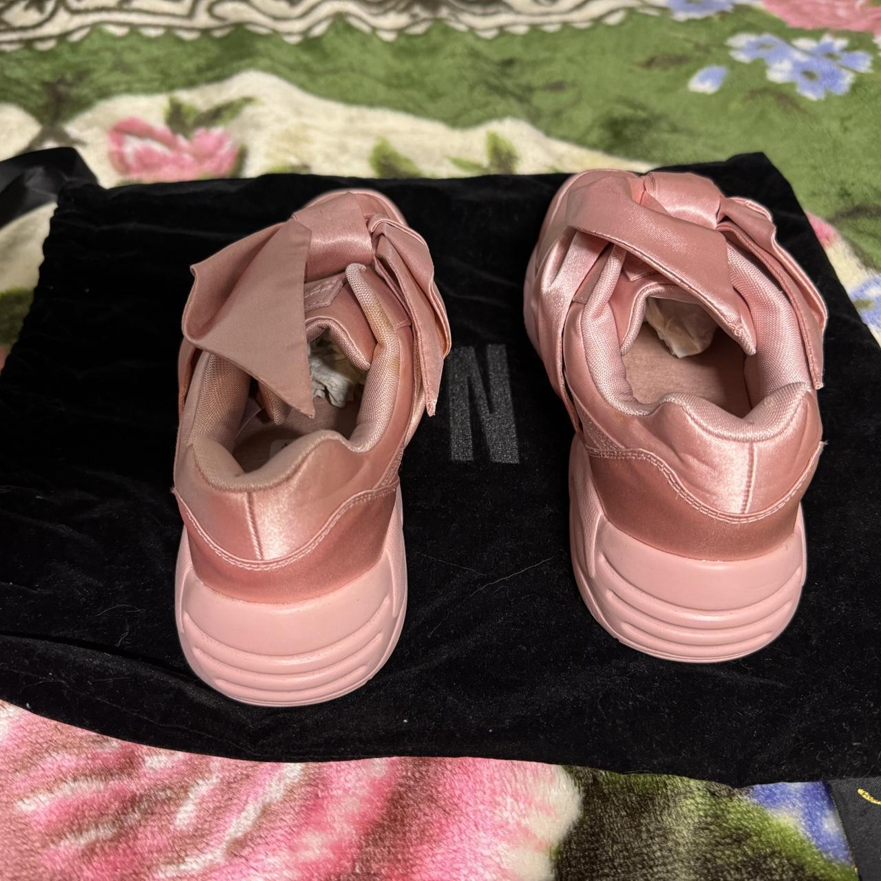 Rihanna Fenty pink bow shoes from Puma, comes with... - Depop
