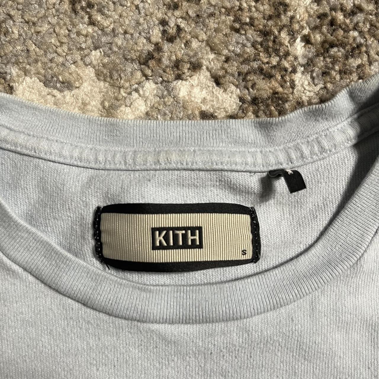 Light Blue Aesthetic Kith Box Logo T-Shirt - Size... - Depop