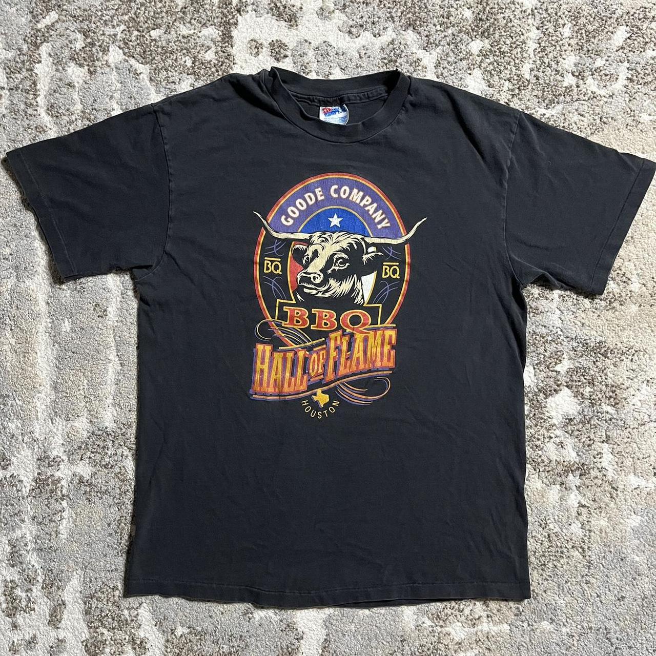 Vintage Single Stitch BBQ Hall of Flame... - Depop