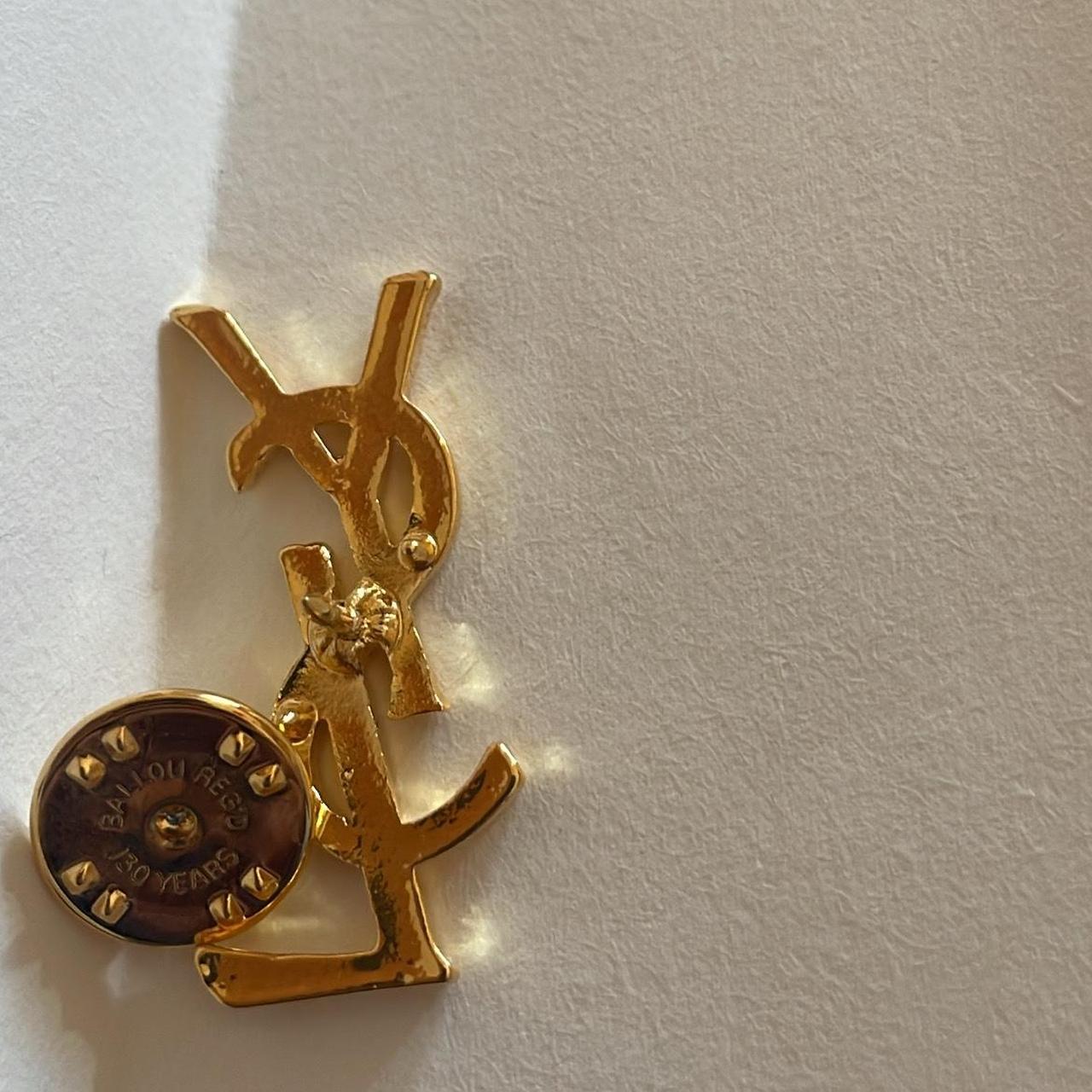 PIN YSL, 130 years ballou reg’d. 3x1 cm - Depop
