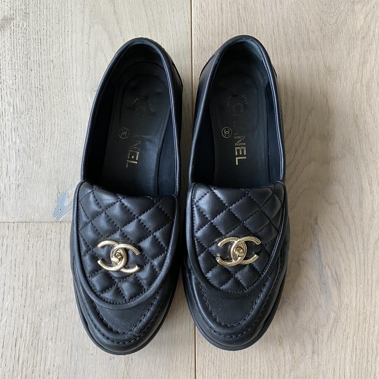 AUTHENTIC CHANEL LOAFERS 2022/23 COLLECTION USED IN... - Depop