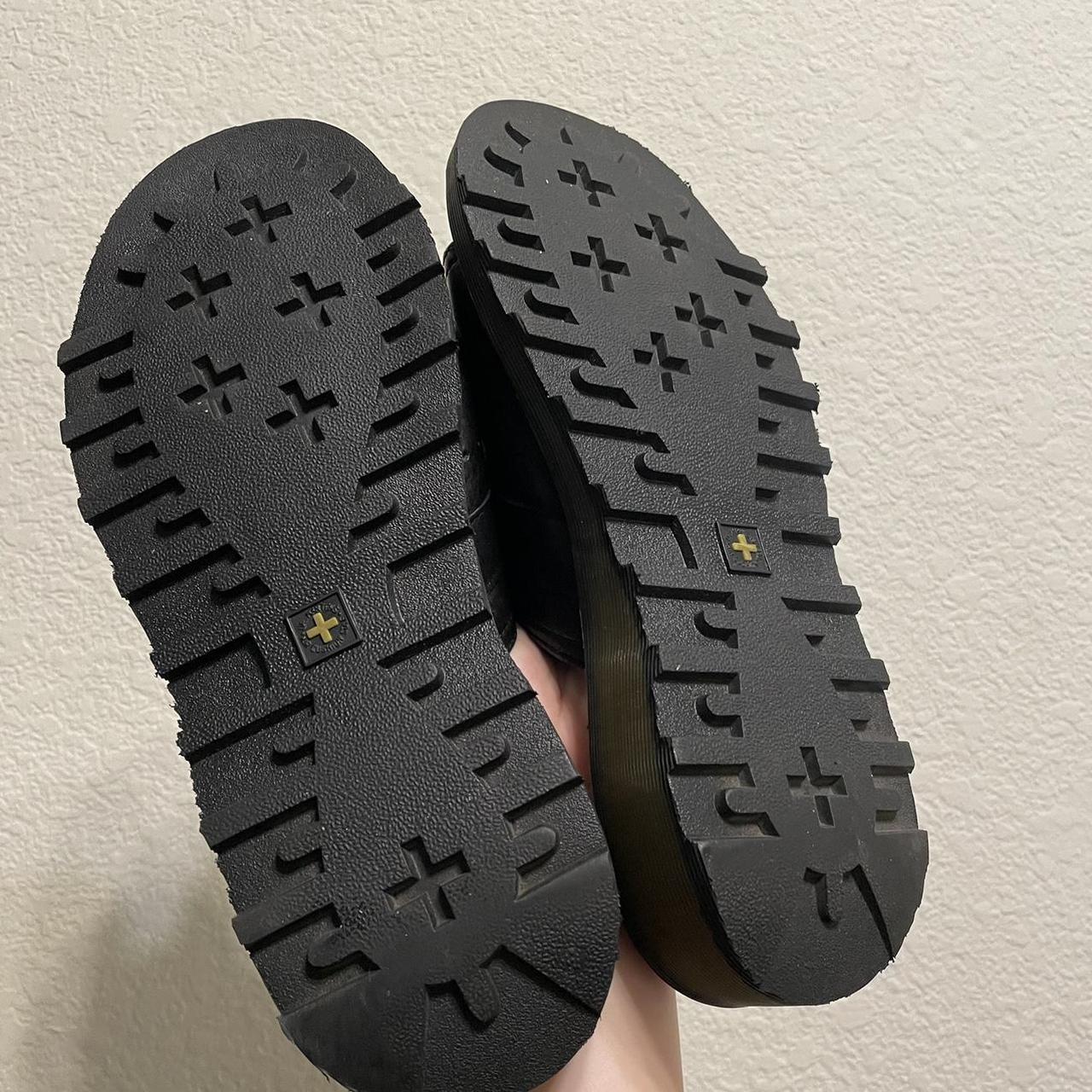 Vintage 90s Dr marten platform style slip on slides,... - Depop