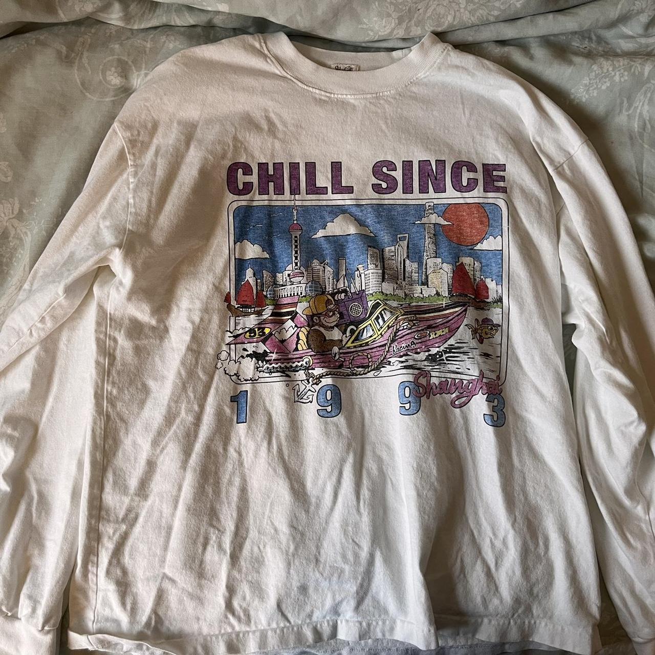 Rare Chill Since T-Shirt from Brandy Melville - no... - Depop