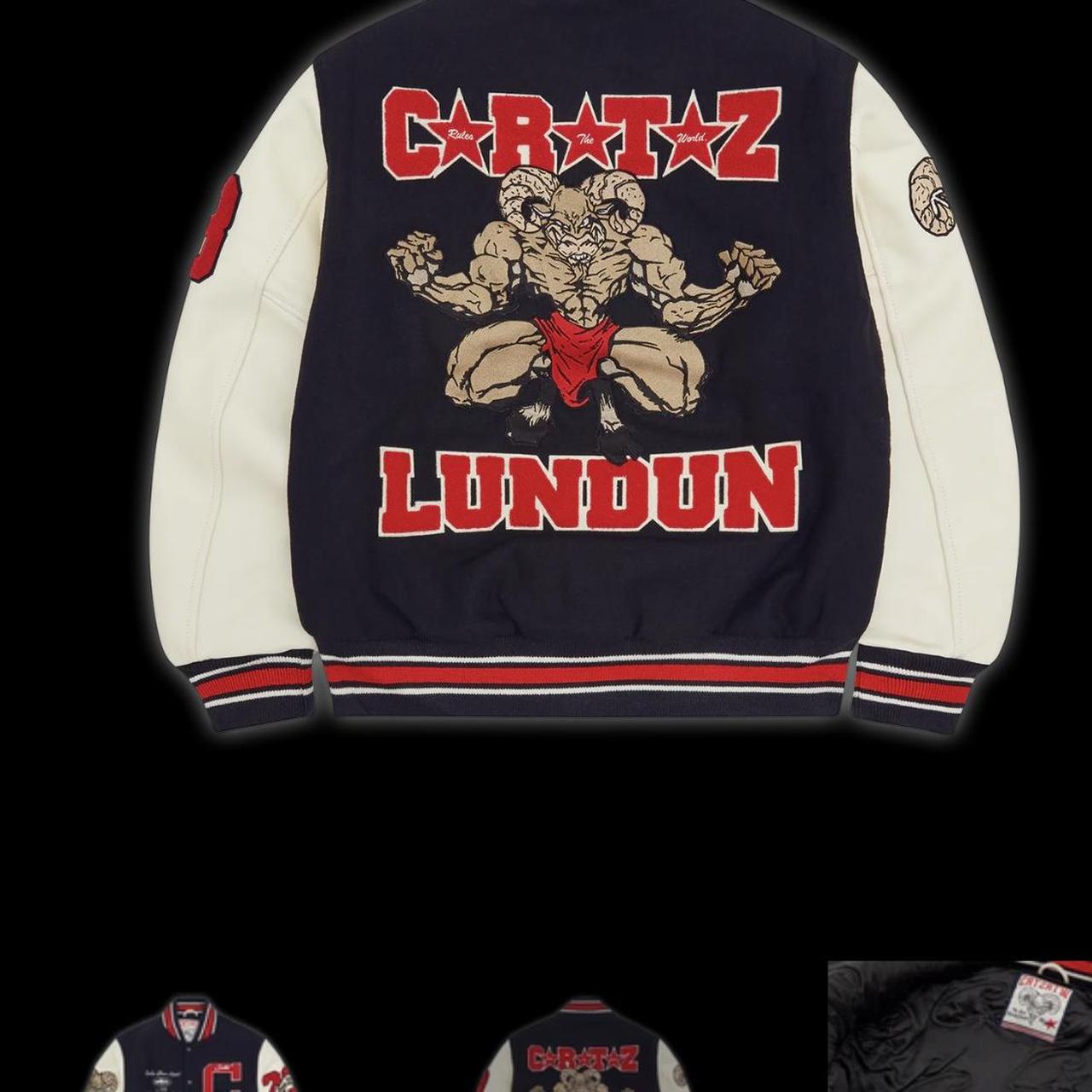 RARE CRTZ GOAT NAVY VARSITY JACKET SIZE XL As seen | Depop RARE CRTZ GOAT NAVY VARSITY JACKET SIZE XL As seen | Depop