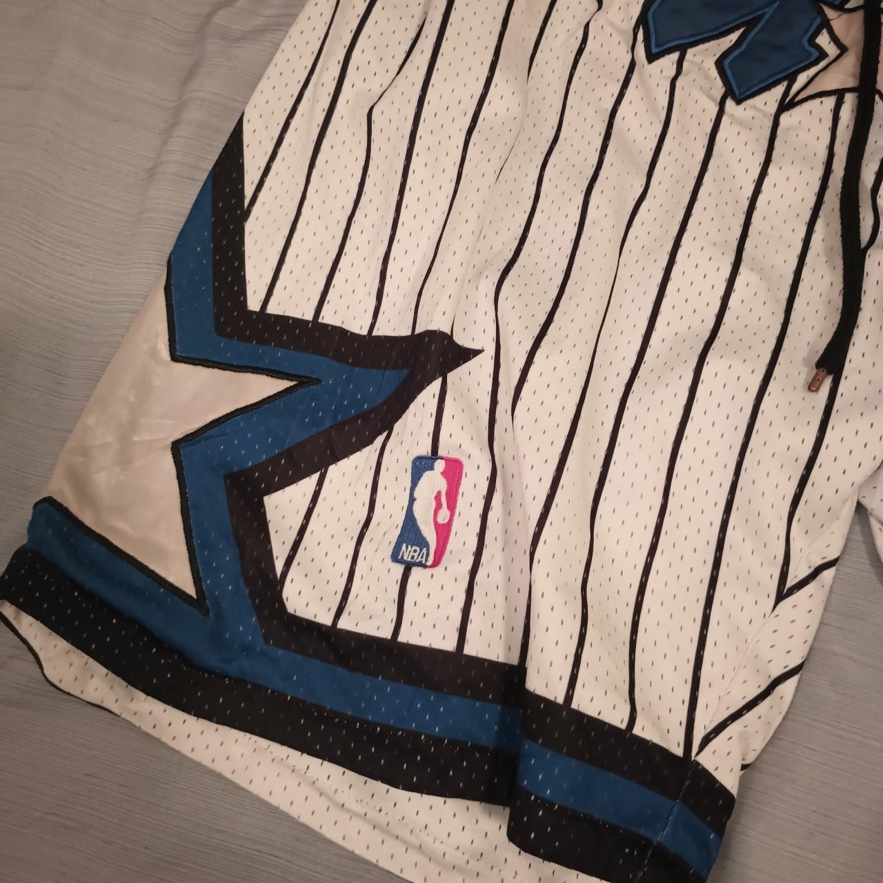 White and blue Orlando Magic NBA just don swingman... | Depop