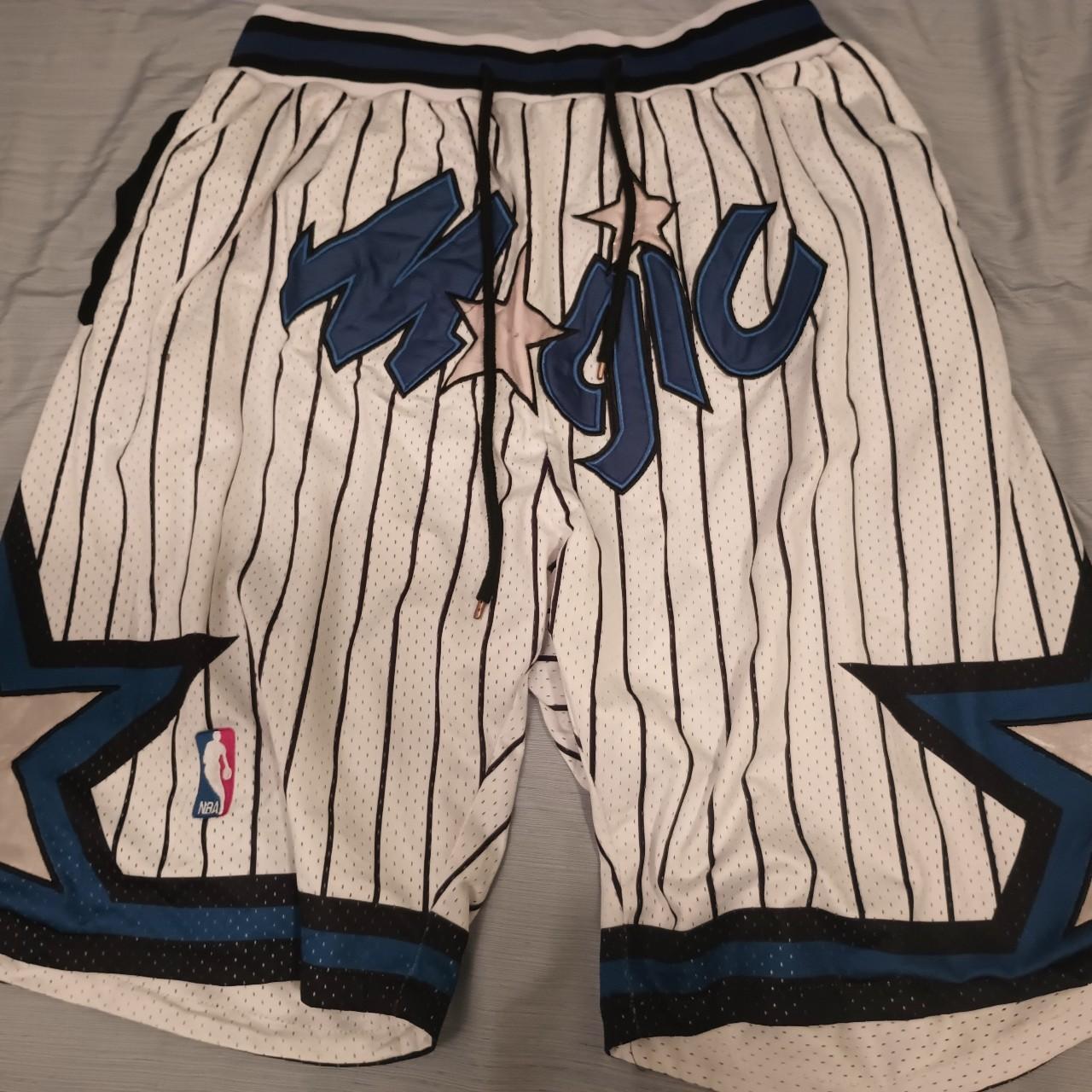 White and blue Orlando Magic NBA just don swingman... | Depop