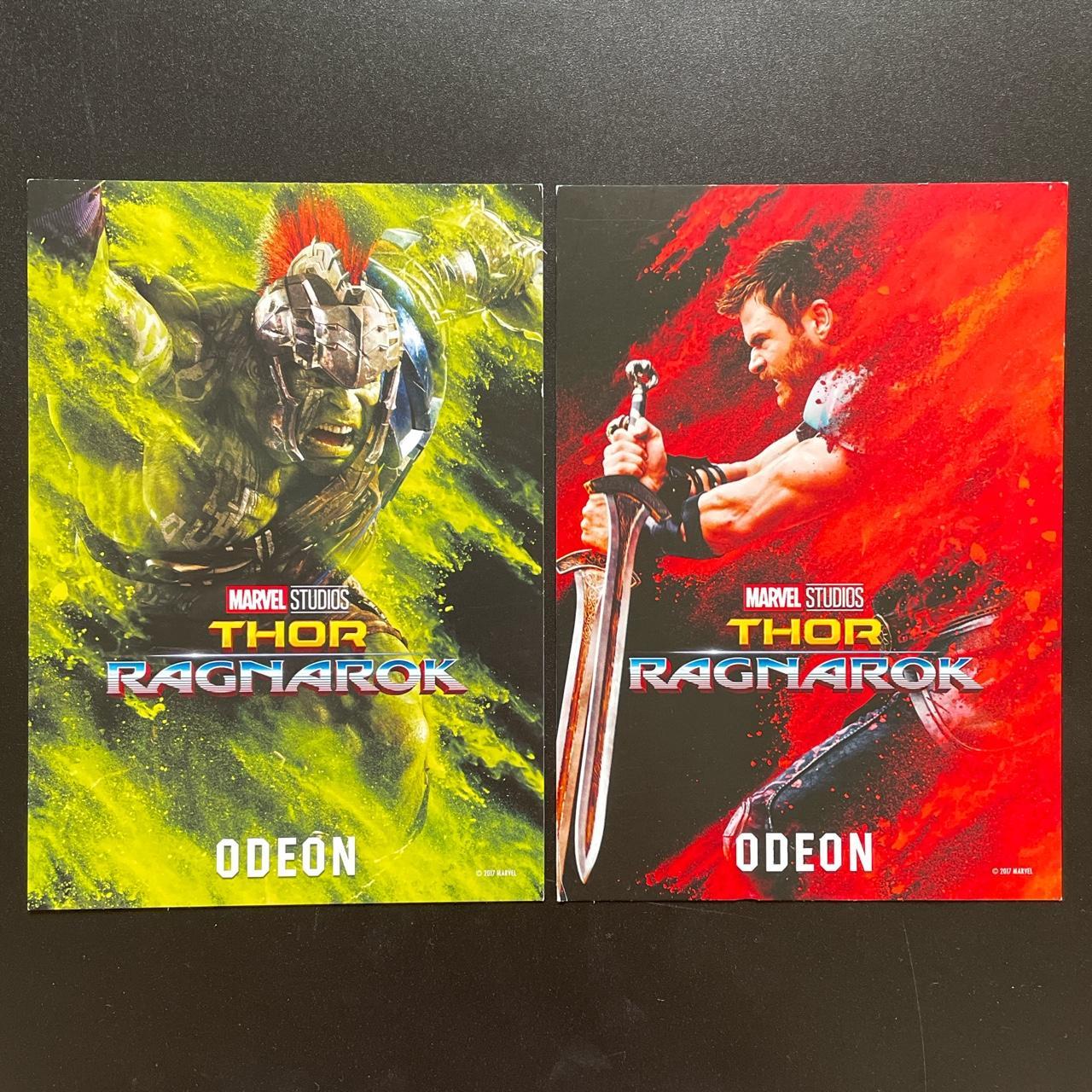 Marvel’s Thor Ragnarok promo prints from Odeon... - Depop