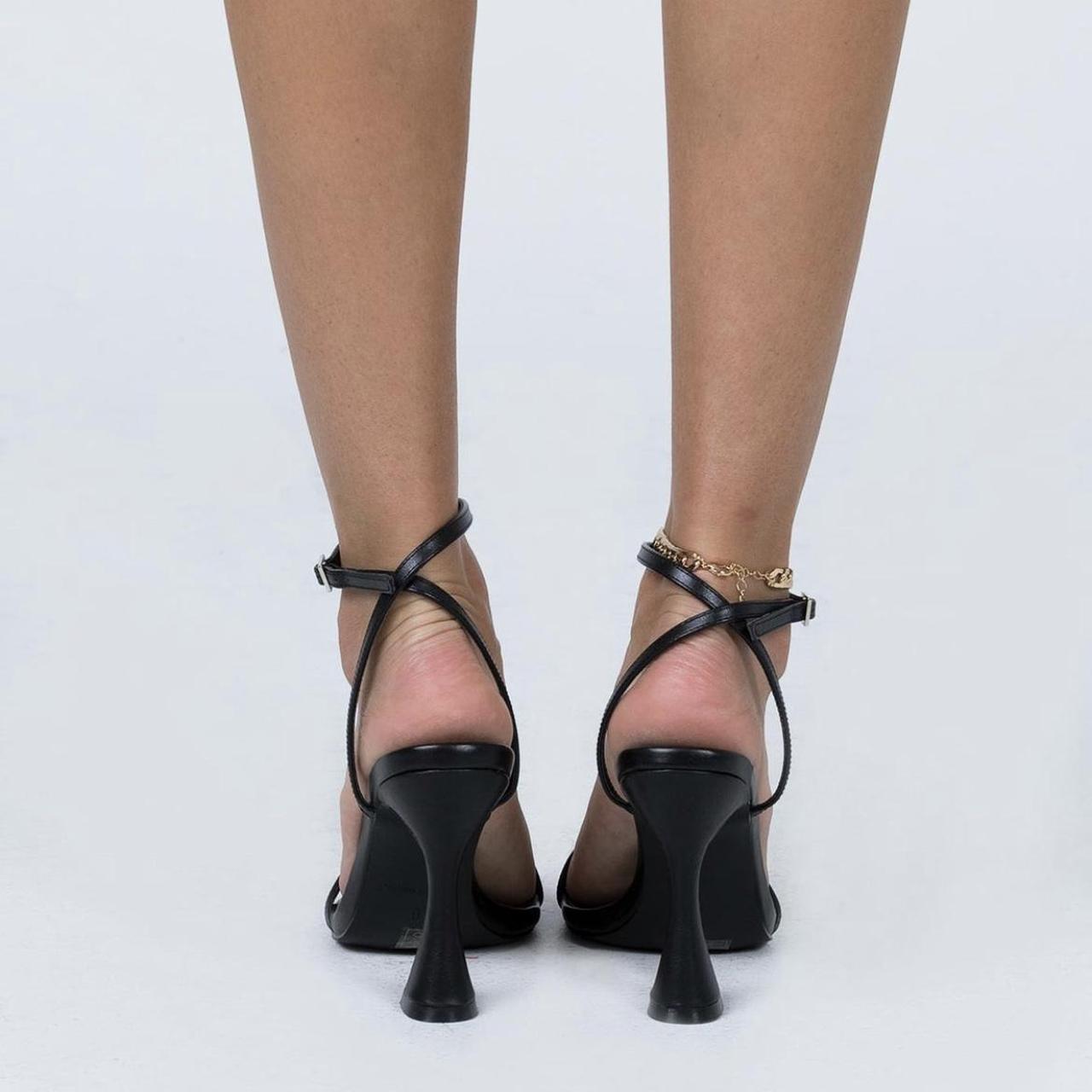 black princess polly heels 4.3” never worn! no... - Depop