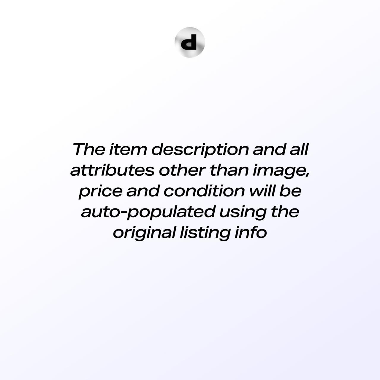 Repop is a tool that lets you quickly re-list items... | Depop