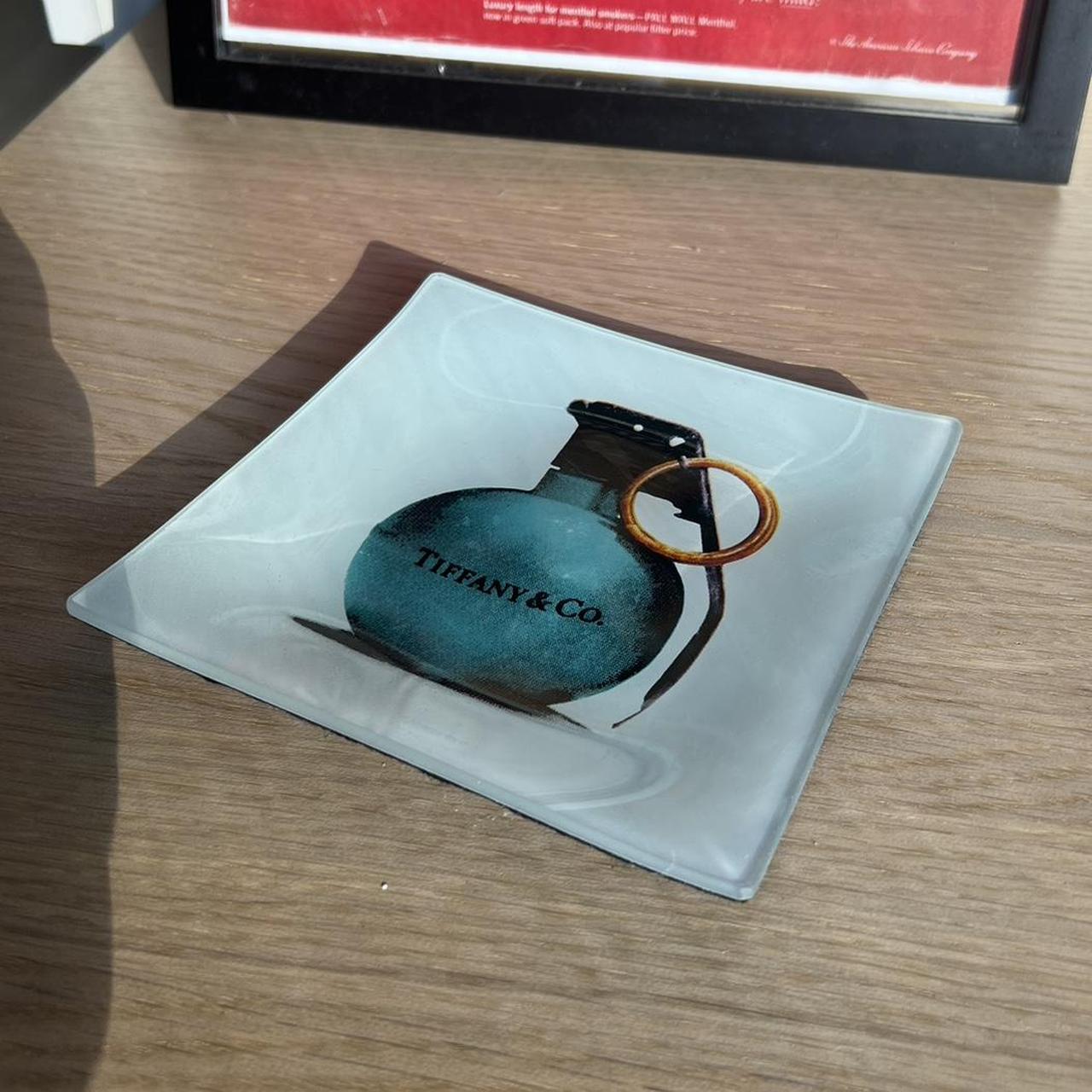 Tiffany & Co grenade square plate Measures 6x6... - Depop