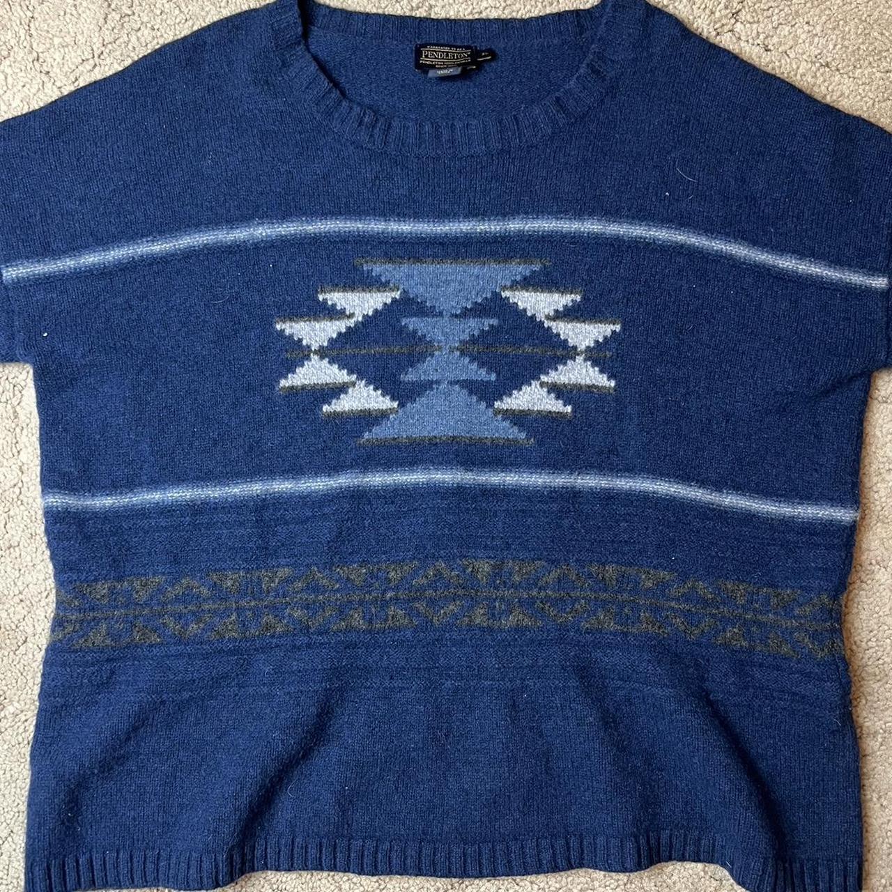 pendleton wool sweater super good condition. sized... - Depop
