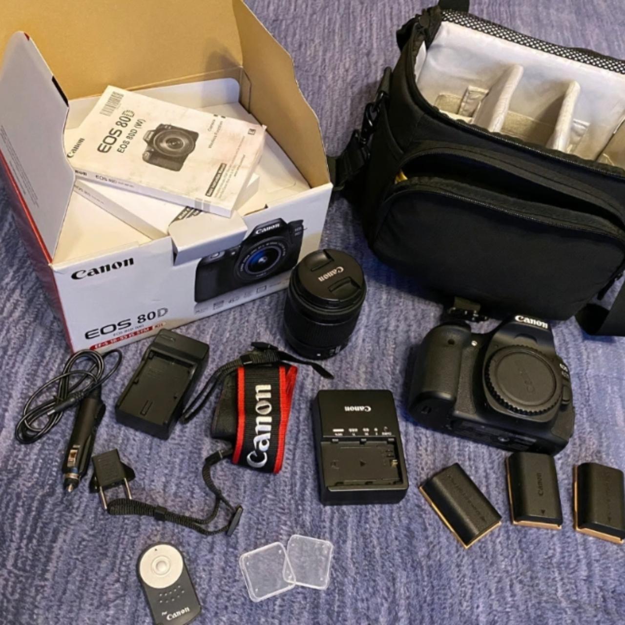 Canon EOS 80D DSLR Camera Bundle Canon EOS 80D DSLR... - Depop